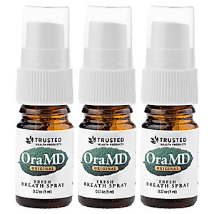OraMD Fresh Breath Spray for Gum Health - 3-Pack, Bad Breath Treatment, Periodontal Disease Therapy, Fights Oral Pathogens, Reduces Gum Pockets & Plaque Build-Up