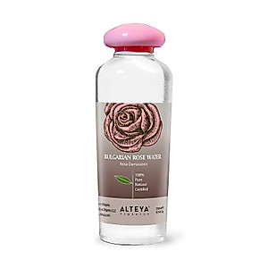 Alteya Organics Rose Water Natural Facial Toner, 17 Fl Oz/500mL Pure Bulgarian Rosa Damascena Flower Water,Award-Winning Moisturizer BPA-Free Bottle with Reducer