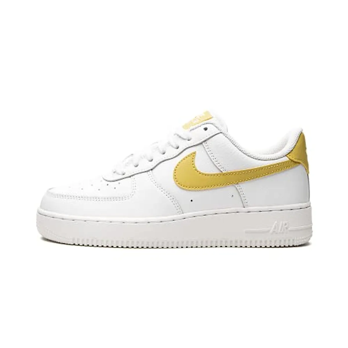 Nike Womens WMNS Air Force 1 Low 315115 170 White/Saturn Gold - Size 9W