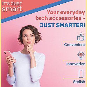 Ultra Slim Wireless Charging Pad for Phones by It’s Just Smart, Fast Charger for iPhone 15 14, Samsung S24 S23, Google Pixel 8 Pro, Android Phones, 15W Universal Qi Phone Charger