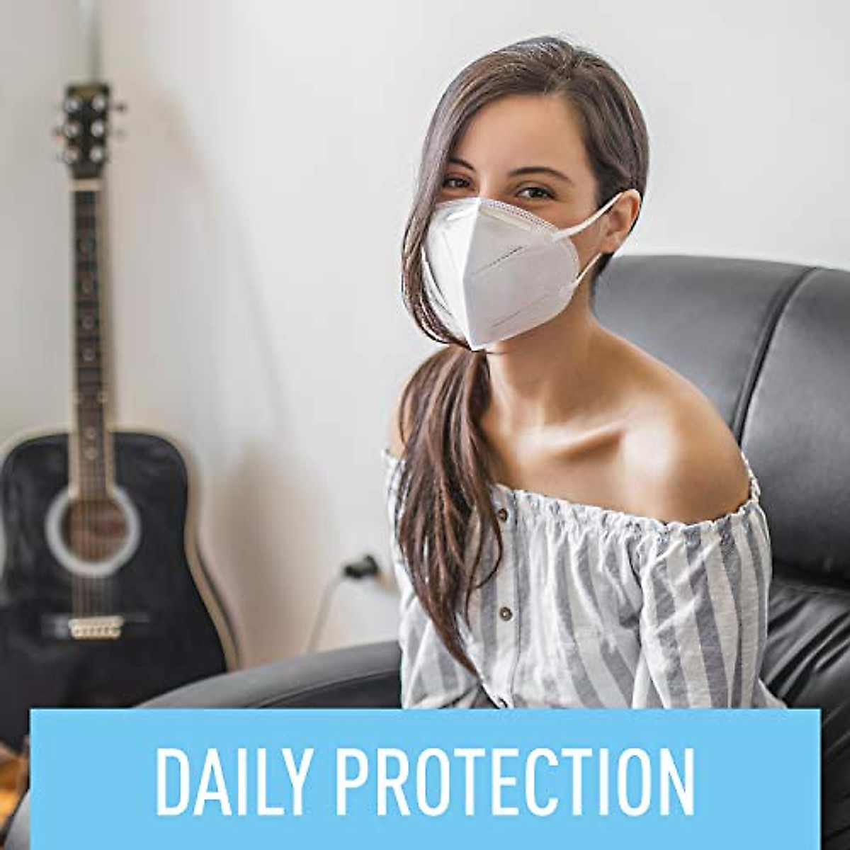 Arcnode KN95 Protective Face Mask, Unisex-Adult Face Mask, 5 Pack