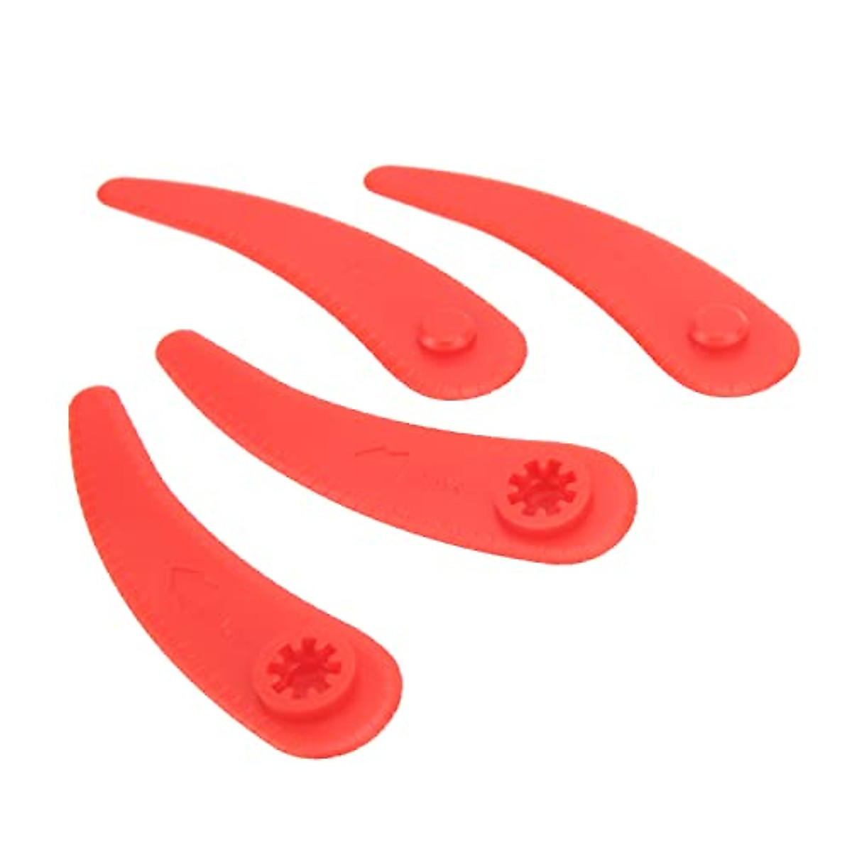 Lawn Mower Blades, Durable, Flexible, Household 25 pcs. Lawn Mower Blades Fast ABS Cut for Garden Red