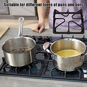 WB31K10034 Burner Grates for Gas Stoves Compatible with GE Gas Stove Range for General Electric Gas Stove Top Surface Grate Cast Iron Rack-4Pack