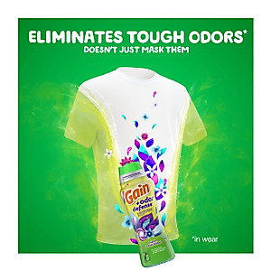 Gain Fireworks Odor Defense In-Wash Scent Booster Beads, HE Compatible, Super Fresh Blast Scent, 24 oz