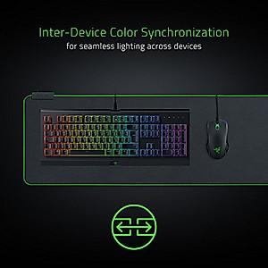 Razer Goliathus Extended Chroma Gaming Mousepad, Classic Black & Naga Trinity Gaming Mouse: 16,000 DPI Optical Sensor - Chroma RGB Lighting - Interchangeable Side Plate