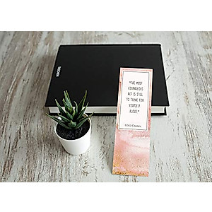 Abstract Bookmarks with Inspirational Quotes - Pack of 48