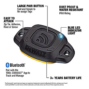 DEWALT DCE041-4 Tool Connect Tag, 4PK