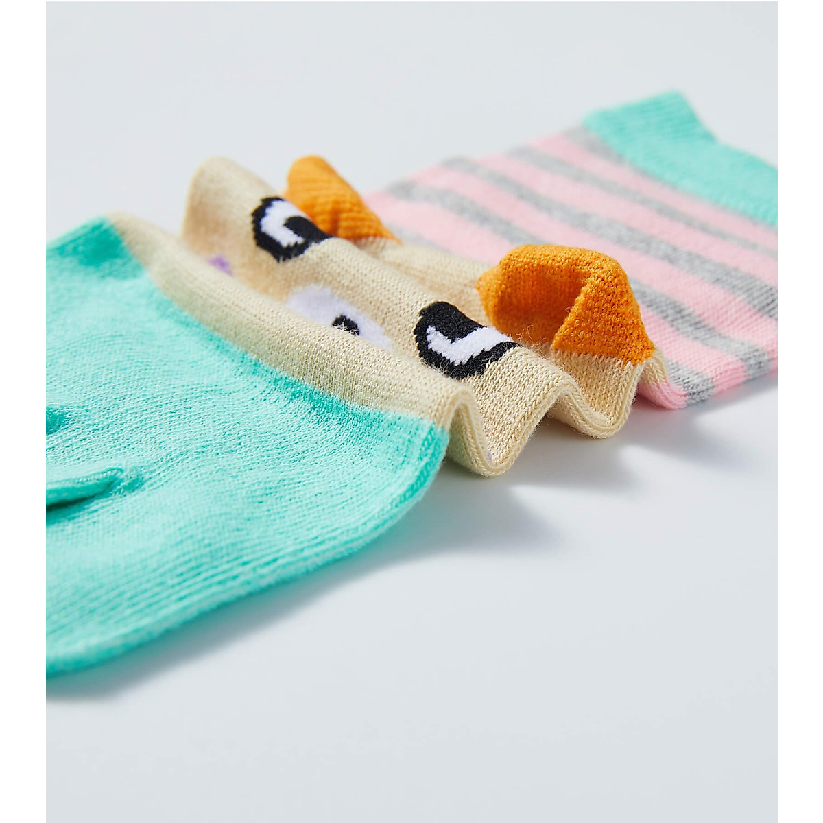 HONOW Women's Low Cut Toe Socks Ankle Cotton Running Socks(Pack of 5/6)