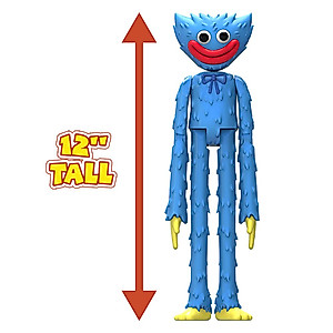 Poppy Playtime - Huggy Wuggy Deluxe Face-Changing Action Figure (12" Tall, Series 1) [Officially Licensed]