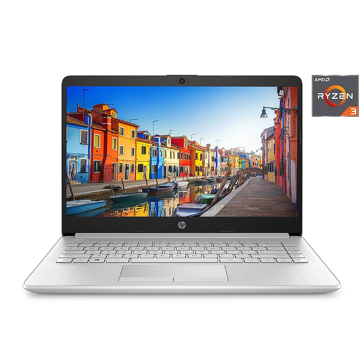 HP 14-inch HD AMD Ryzen 3 3.5GHz 4GB 1TB HDD Radeon Vega 3 Webcam Windows 10 Laptop Sliver (1TB HDD, Silver) (Renewed)