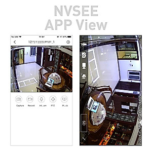 Revotech HD 3MP Mini Security POE IP Camera, 3.7 mm Pinhole Small Indoor Camera P2P Remote View CCTV Video Camera H.265(I706-2-P Black)