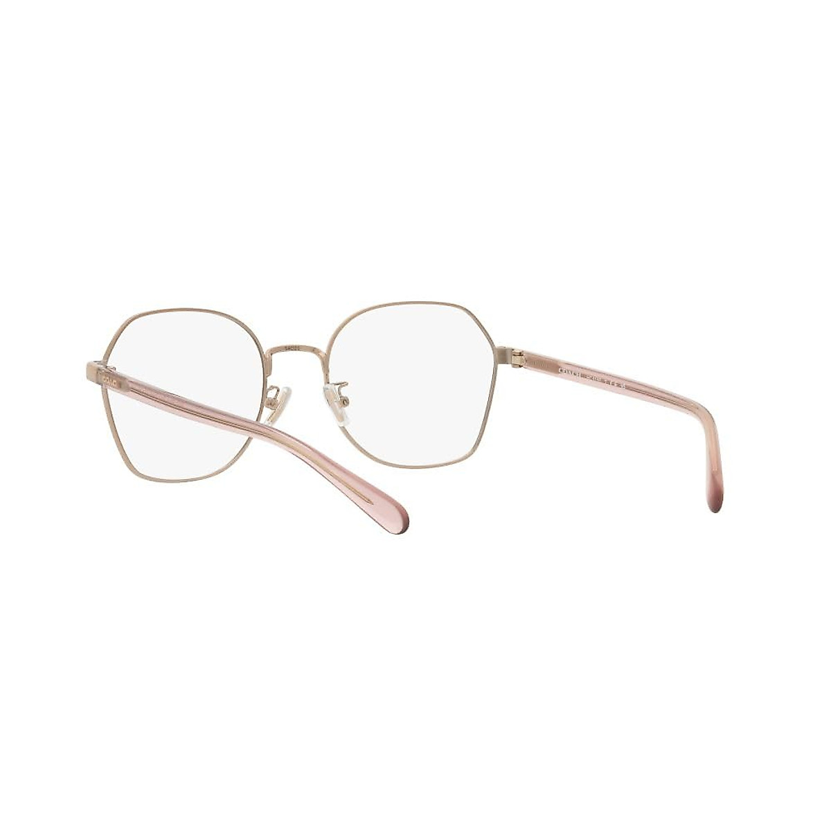 Coach HC5155 Prescription Eyewear Frames, Shiny Rose Gold/Demo Lens, 54 mm