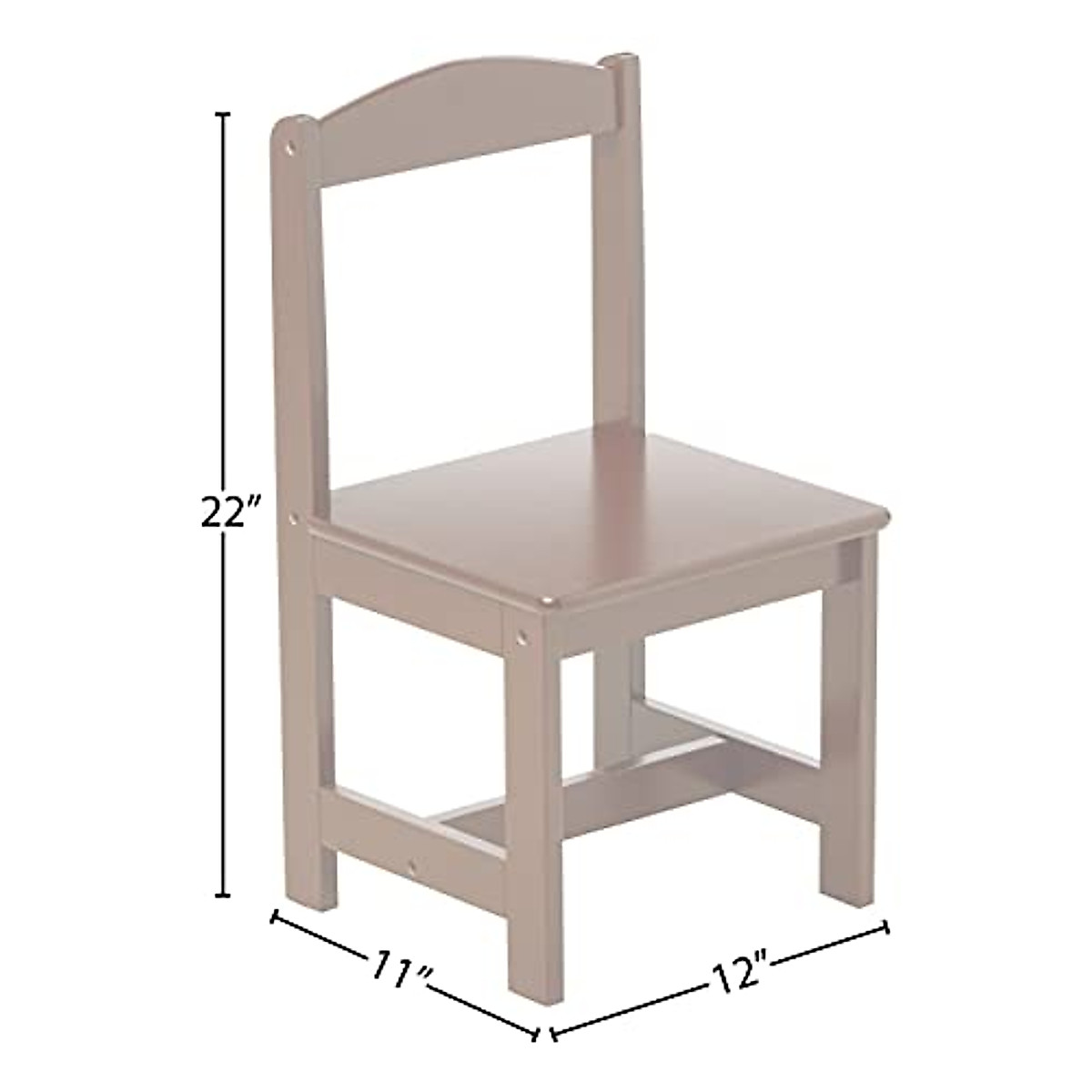 Target Marketing Systems Hayden Kids Table And Chairs, Espresso