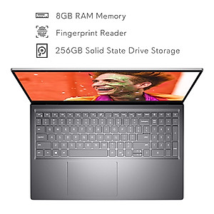 Dell Inspiron 15 5515 15.6-Inch Touchscreen Laptop - Full HD (1920 x 1080) Display, AMD Ryzen 5 5500U, 8GB DDR4 RAM, 256GB SSD, USB-C, Wi-Fi 6, Bluetooth 4.1, AMD Radeon Graphics, Windows 11 - Silver