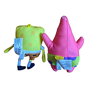Spongebob 10 Inch and Patrick 11 Inch Stuffed Plush Doll Toy Set