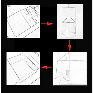 REECAGO Red Gift Box 10.5X7.5X3.4Inch with Magnetic Lid and Silk Ribbon for Christmas Presents Wrapping Gifts Presents Birthdays, Wedding, Holidays, Anniversaries Gift Packaging