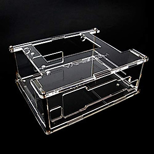 Yahboom Jetson Orin Nano/Xavier NX Case Acrylic Protective Case with WiFi Antenna Strong Transparent Precise Hole Design (Installation Video on The Page)