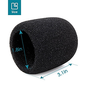 YOUSHARES SoloCast Microphone Windscreen - Professional Foam Mic Covers Mic Windscreen Compatible with HyperX SoloCast Mic for Filter Ambient and Breathing Winds
