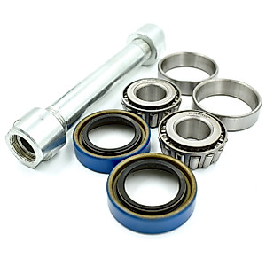 HD Switch 2 Kits 13x5.00-6 Front Wheel Bearing Rebuild Kit w/Upgraded Spring Loaded Seals 126-5360 103-3051 1-633580 1-633584 1-633585 103-0063 Fits Toro Exmark Axle Length 5 1/2" Long