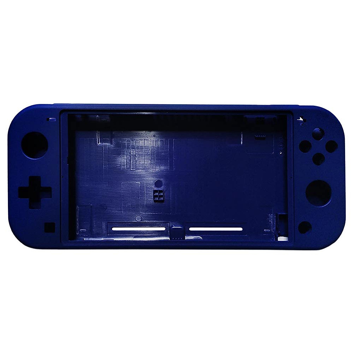 Rinbers Front Back Faceplate Rear Back Cover Housing Replacement for Nintendo Switch NS Lite Console HDH-001 Top Bottom Shell Case Plastic Cover - Dark Blue