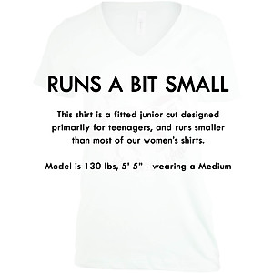 Ann Arbor T-shirt Co. Just a Girl who Loves Horses | Cute Girl Riding Rider V-Neck T-Shirt for Women-(Vneck,M) Mint