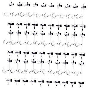 Holibanna 60pcs Socks Hanger Trouser Hangers Space Saving Hanger Nonslip Hangers Retractable Clothes Rack Multifunctional Pants Rack Clip Hanger Simple Hanger Clothes Hanger with Clips Jeans