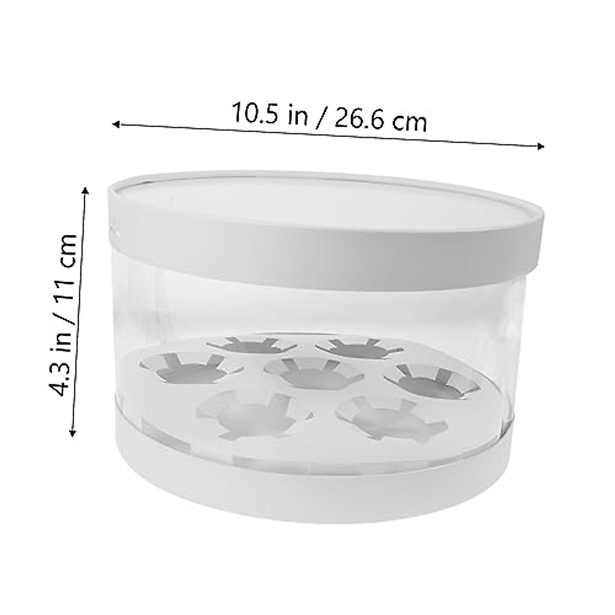 Abaodam 3pcs Cake Box Cupcake Transport Container Cupcake Holders Dessert Carrier Cupcake Storage Containers Cupcake Carrier with Lid Muffin Cake Carrier Cupcake Carrier with Cover