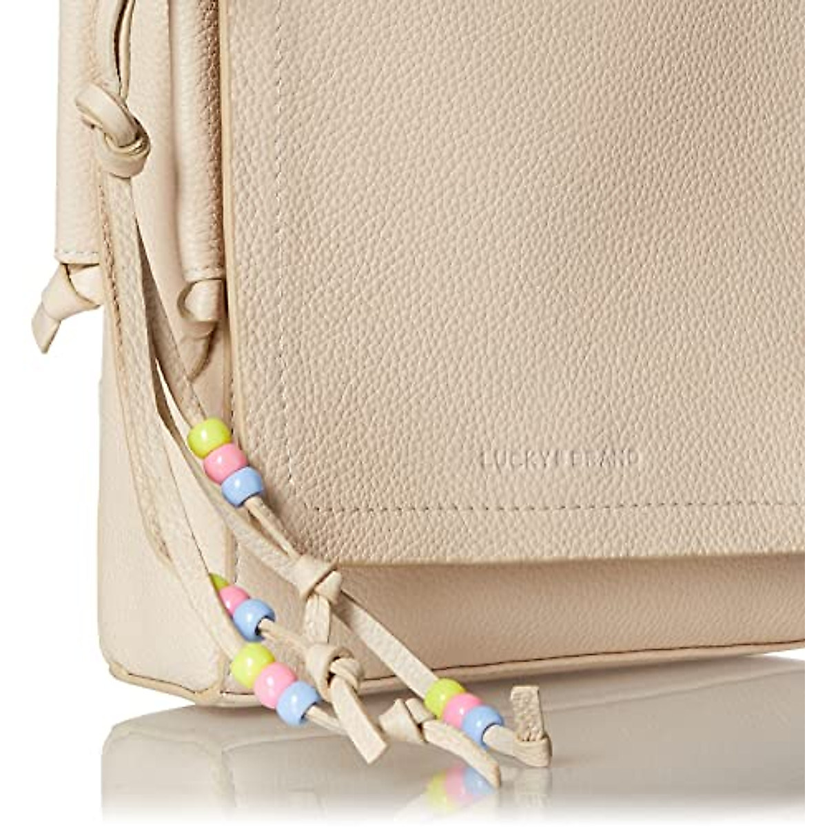 Lucky Brand womens Atri Crossbody, Stucco, One Size US