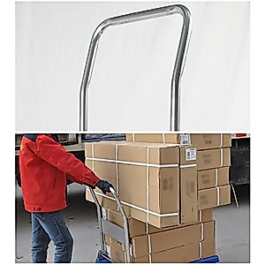 Platform Truck Flatbed Cart Metal Flatbed Cart with 4 Wheels Folding Cart Load 660lb /770lbs Flatbed Cart Lightweight Moving Dolly Cart Reliable