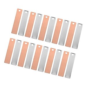 Toyvian 8 Pairs Battery Electrode Sheet Batteries DIY Fruit Battery Materials Copper Strip Battery Experiment Materials Electrode Materials Electrode Strip for Experiment Copper Plate Zinc