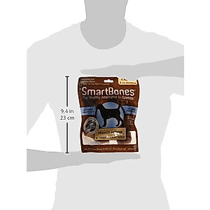 SmartBones Peanut Butter Dog Chew, Medium, 11.0 Oz , 4 pieces/pack