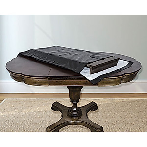 LAMINET Premium Heavy Duty Table Leaf Storage Bag water , scratch resistant. Extra Thick waterproof exterior heavy duty flannel backing. Store Your Table Leaves safely. Holds Leaves up to 26" wide.