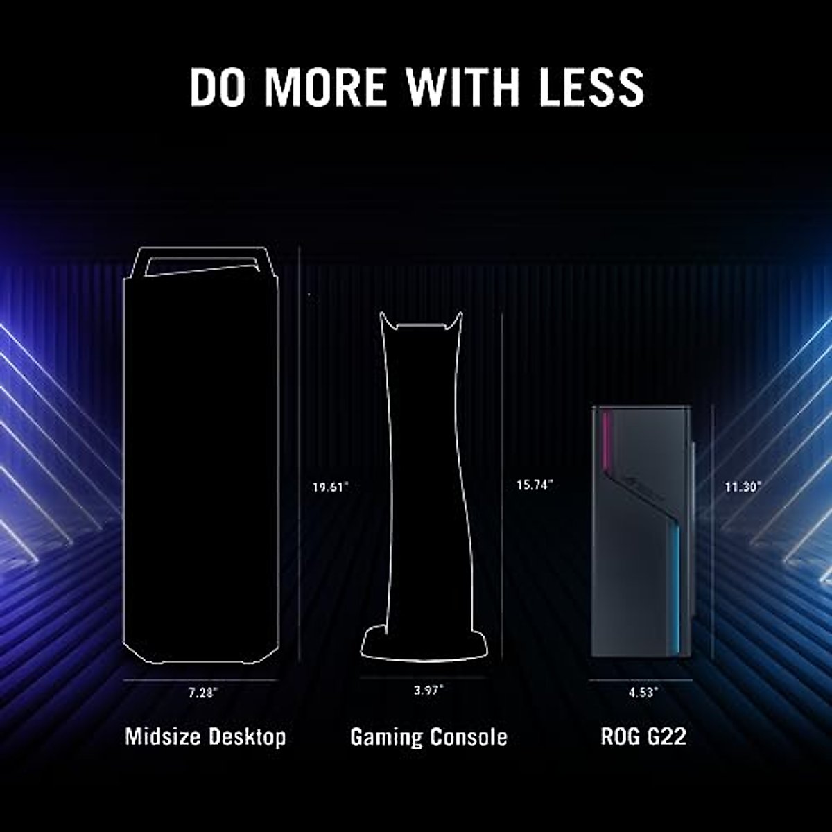 ASUS 2023 ROG G22CH DB779 Gaming Desktop PC, Small Form Factor, Intel Core i7-13700KF, NVIDIA GeForce RTX 4070, 1TB SSD Gen 4, 32GB DDR5 RAM, Windows 11, G22CH-DB779