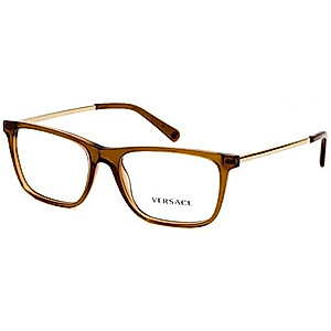 Versace VE3301-5028 Eyewear Frame TRANSPARENT BROWN W/DEMO LENS 54MM