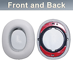 Adhiper Earpads Replacement Earmuffs Ear Pads Compatible with JBL E55BT Headphones（Grey）