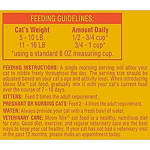 Meow Mix Original Choice Dry Cat Food, 6.3 Pound Bag
