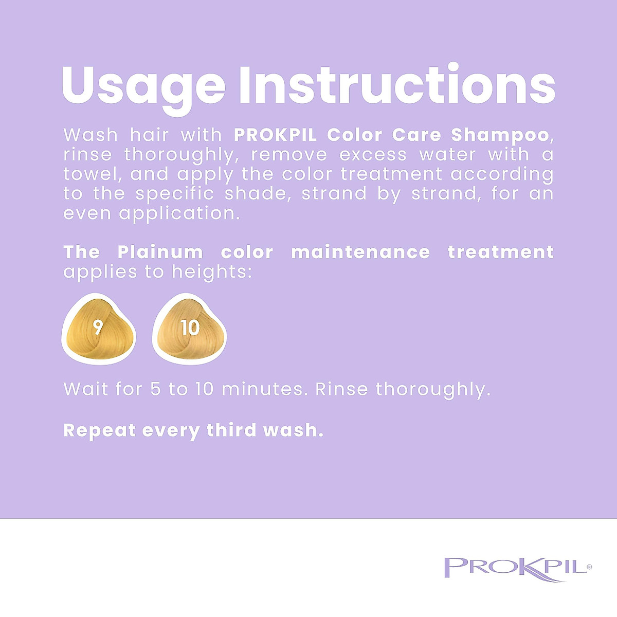 Prokpil | Treatment Platinum Maintenance Mask for Platinum Gray Silver Hair | Matizante Platino Tratamiento y Mantenimiento Natural Matizador Plateado, Gris Canoso (Regular Size 10oz-300ml)