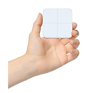 Aeotec WallMote Quad, Wireless Zwave on Off Switch, Z-Wave Plus Enabled, 4 Zwave Button, 16 Scene Wall Switch with Remote Control, Work with Z Wave Hub