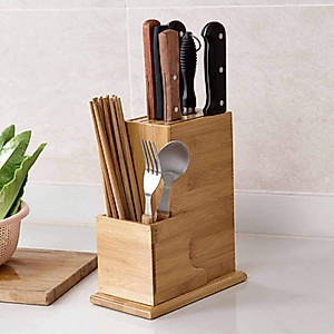 NC Vertical Knife Holder, Universal Knife and Accessory Storage Box, 5 Slots