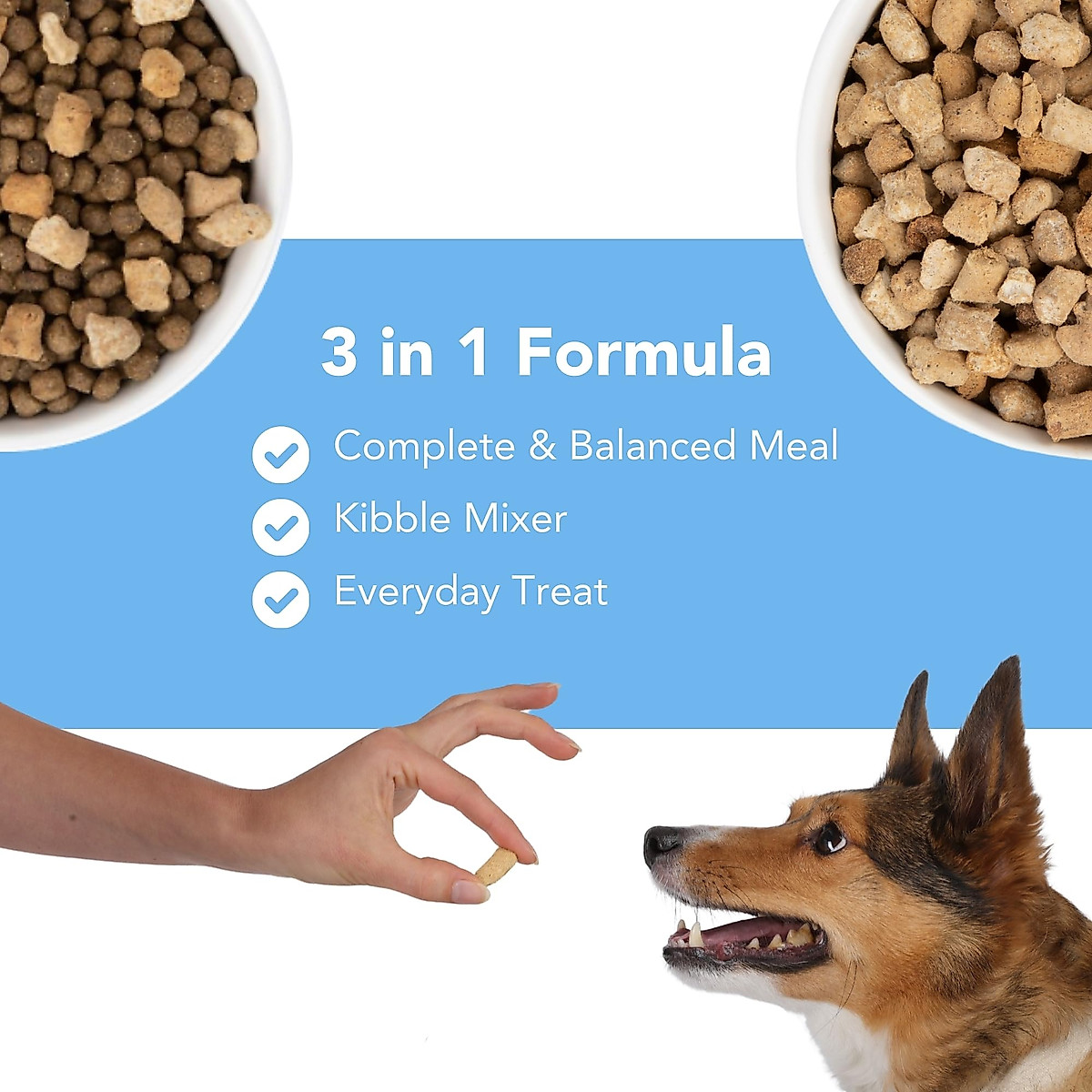 iHeartDogs Nature is Good Freeze-Dried Dog Treats - Vet-Approved, Filler-Free Raw Dog Treats - Chicken, 20 oz Value Pak