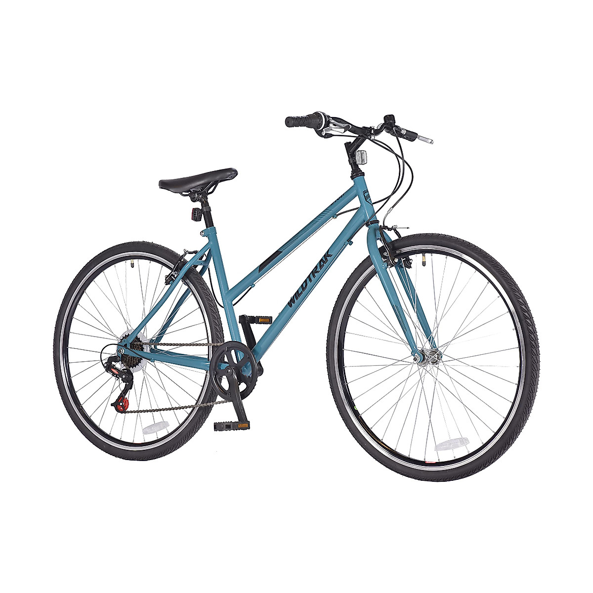 Wildtrak - Steel Trekking Bike, Adult, 700C, 6 Speed - Green