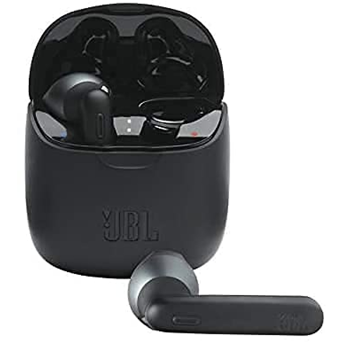 JBL Tune 225TWS True Wireless in-Ear Headphones Bundle with Deluxe Hardshell Case (Black) (Renewed)