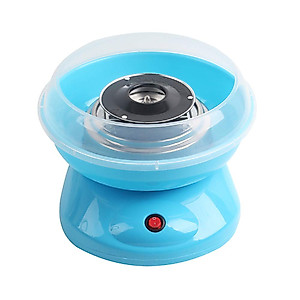 Cotton Candy Machine,Premium Candy Floss Maker 500W Retro Machine Fairground Style Cotton Candy 25cm x 27cm (Light Blue)