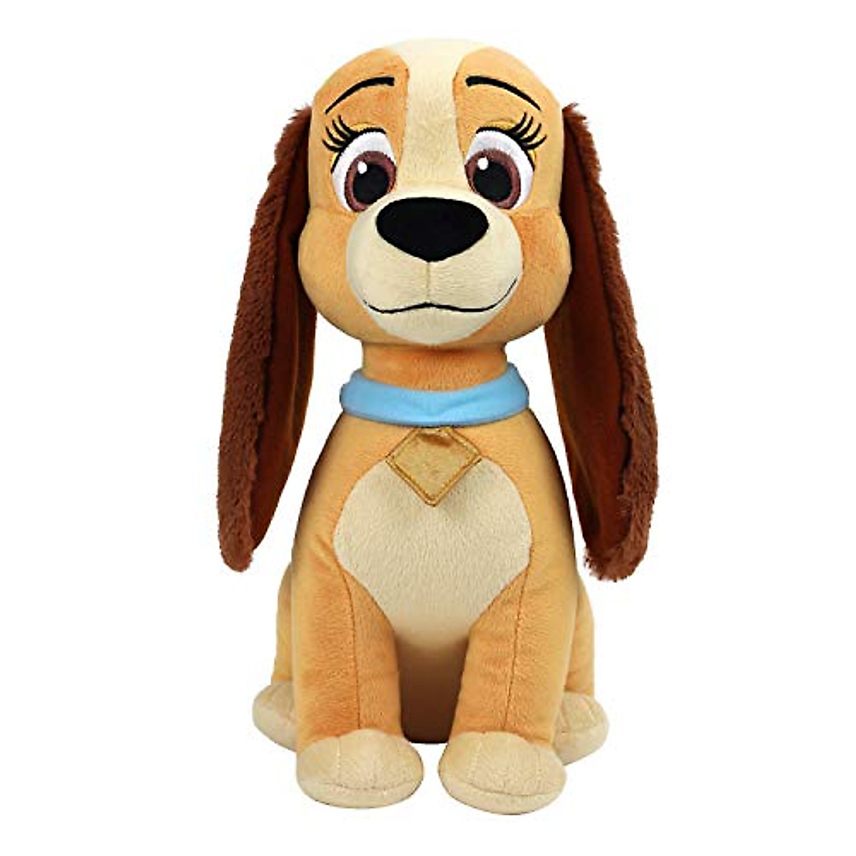 Disney Classics Friends Large 11.6-inch Plush Lady, Officially Licensed Kids Toys for Ages 2 Up by Just Play