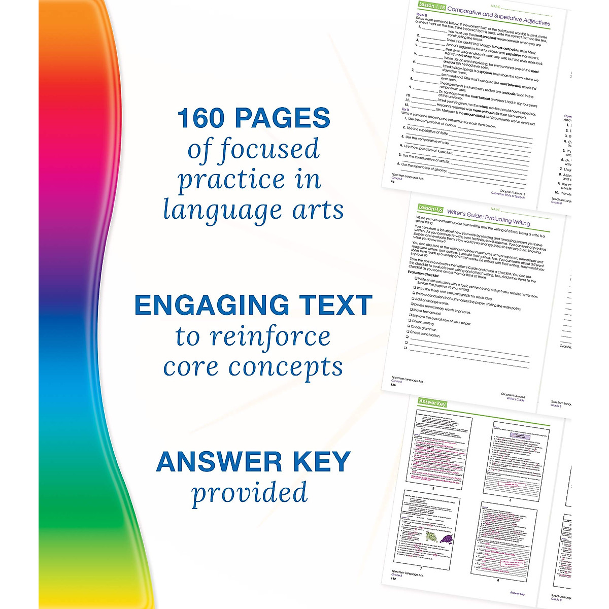 Spectrum Language Arts, Grade 8