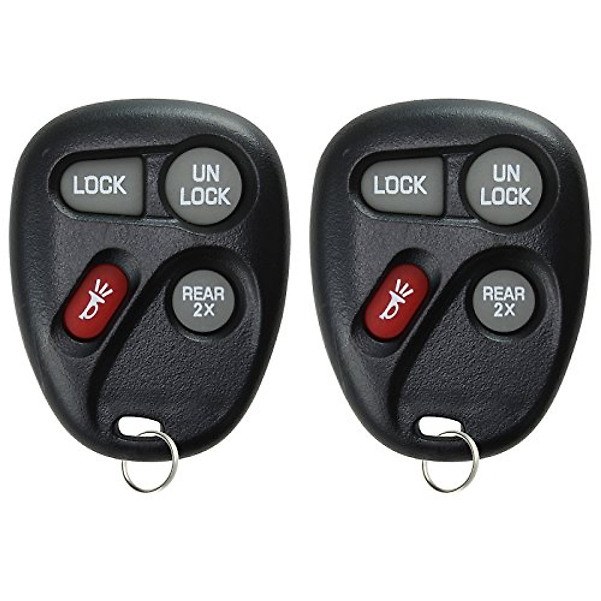 KeylessOption Keyless Entry Remote Control Car Key Fob for Chevy GMC 16245100-29 (Pack of 2)