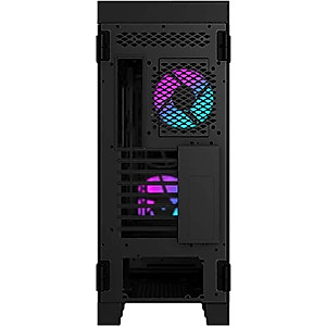 MSI MPG SEKIRA 500X Full Tower Gaming Computer Case (Black, 3X 200mm ARGB + 1x 200mm + 1x120mm ARGB Fans, 8 Channel ARGB Hub, USB Type-C, Tempered Glass, MSI Center, E-ATX, ATX, mATX, Mini-ITX)