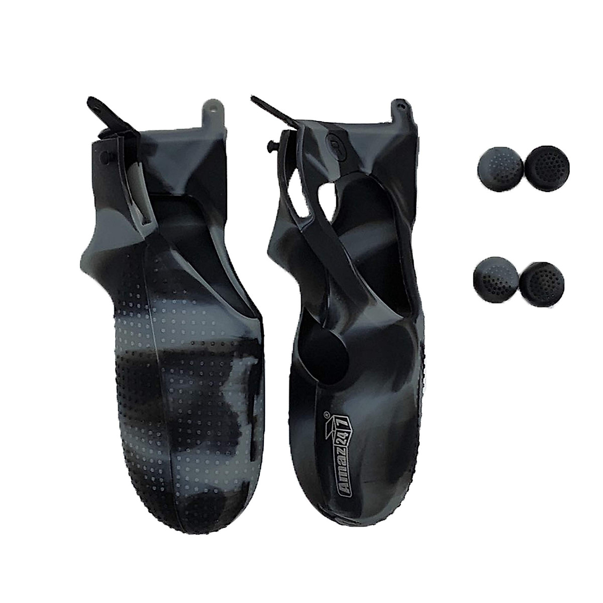 Limited Version | Sweat Resistant Silicone Facial Interface Cover and Protective Touch Controller Accessories for Oculus Quest VR Gaming Headset (Dark Grey Camo) NOT FIT Oculus Quest 2