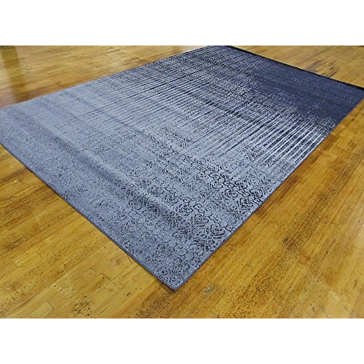 Unique Loom Del Mar Collection Area Rug - Jennifer (10' 6" x 16' 5" Rectangle, Blue/ Navy Blue)