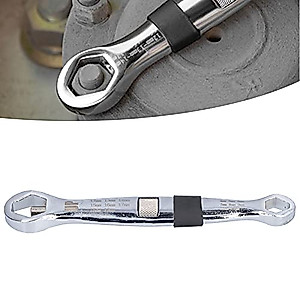 xwyebo Upgrade Your Toolbox with the Double-End Detachable Wrench ChromeVanadium Steel Forging, High Hardness, Metric and Imperial Box Wrench